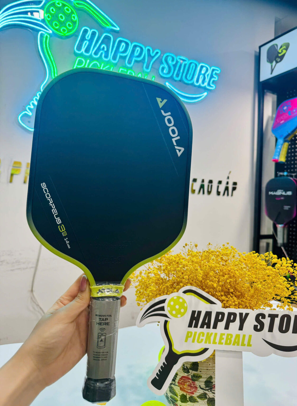 Joola Anna Bright Scorpeus 3S 14mm - Vợt Pickleball