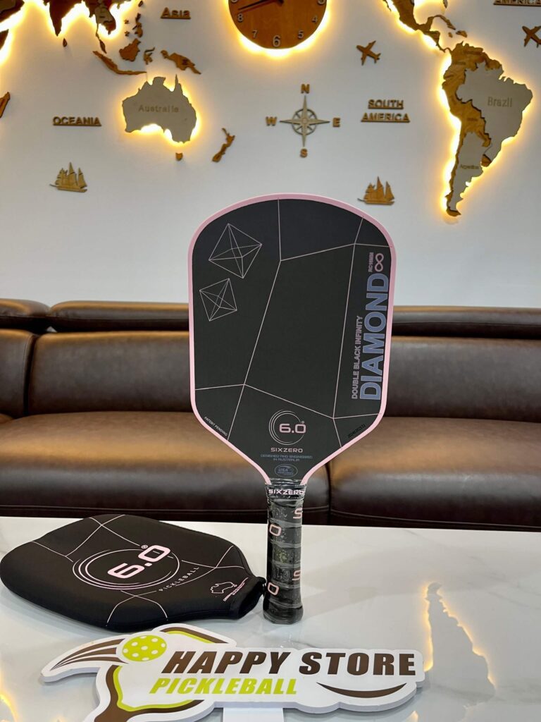 Vợt pickleball Six Zero Infinity Double Black Diamond Control Chính Hãng